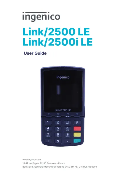 Ingenico | Link/2500 LE series